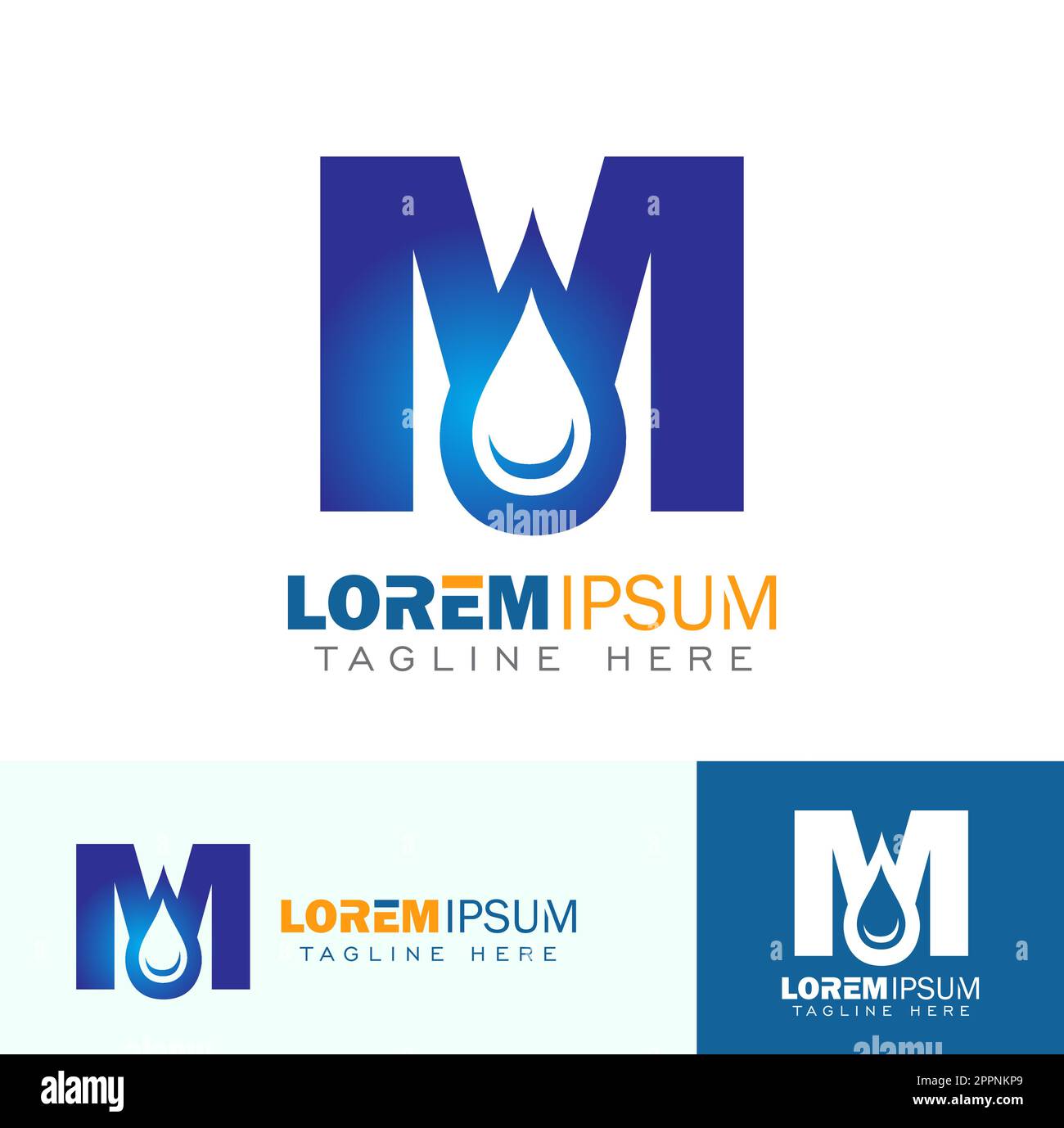 M Water Logo Water Letter M Cut Out Stock Images & Pictures Alamy