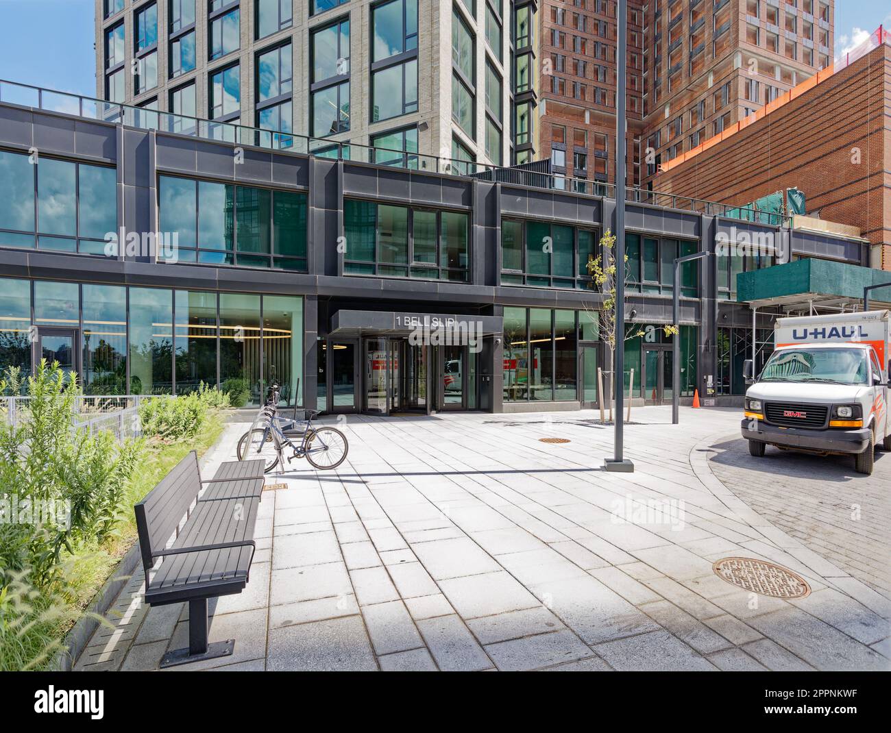 The Bellslip, aka One Bell Slip, is a brick-and-glass luxury high-rise ...