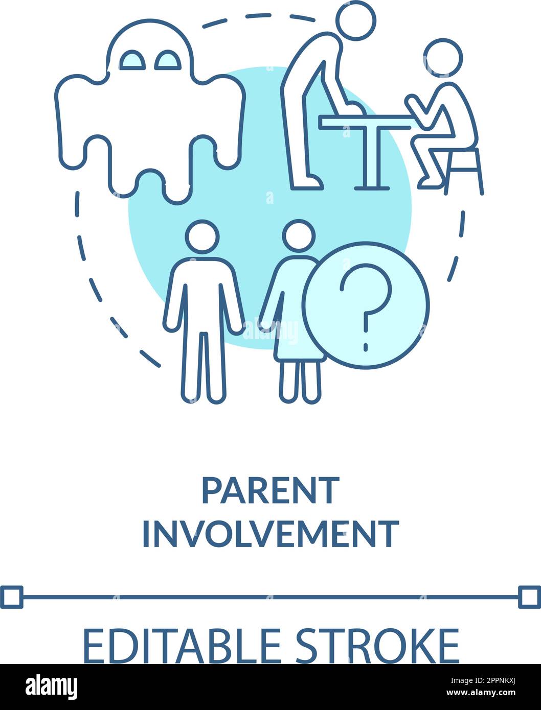 Parent teacher support Stock Vector Images - Alamy