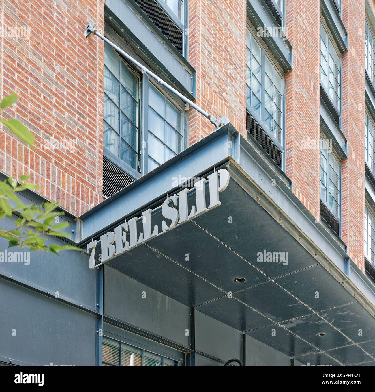 Seven Bell Slip is a mid-rise brick apartment building, one of the ...