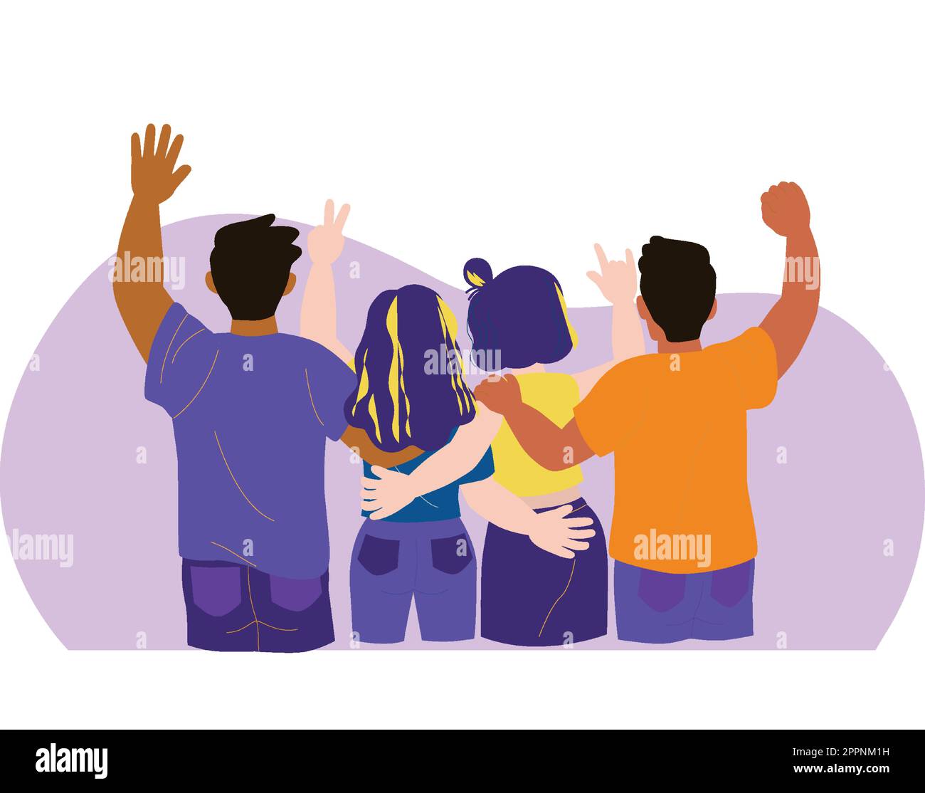 People illustration Cut Out Stock Images & Pictures - Alamy