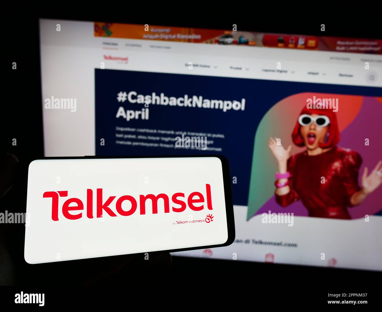 Telkomsel logo hi-res stock photography and images - Alamy