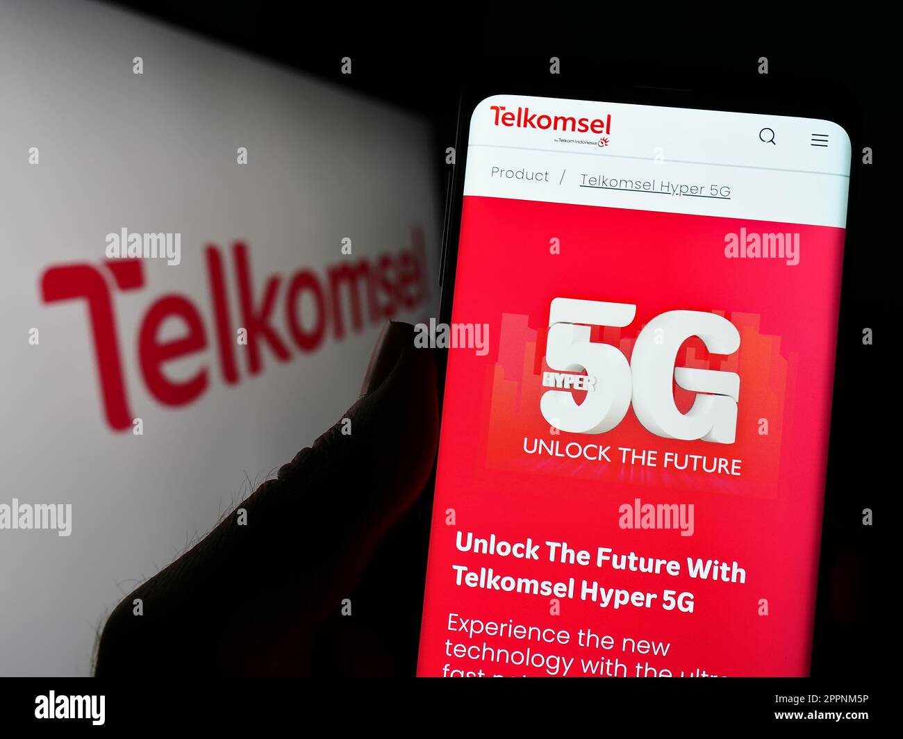 Telkomsel logo hi-res stock photography and images - Alamy