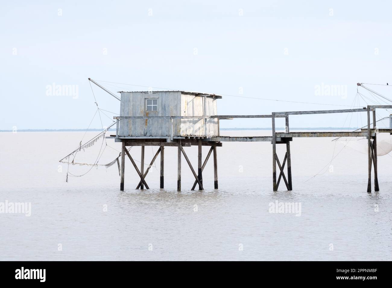 Carrelet at Talmont sur Mer France Stock Photo - Alamy