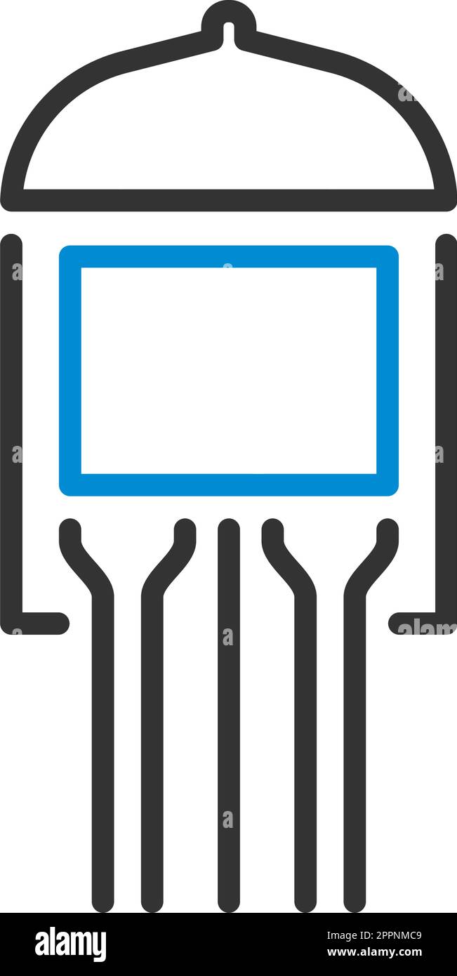 Electronic Vacuum Tube Icon Stock Vector Image & Art - Alamy