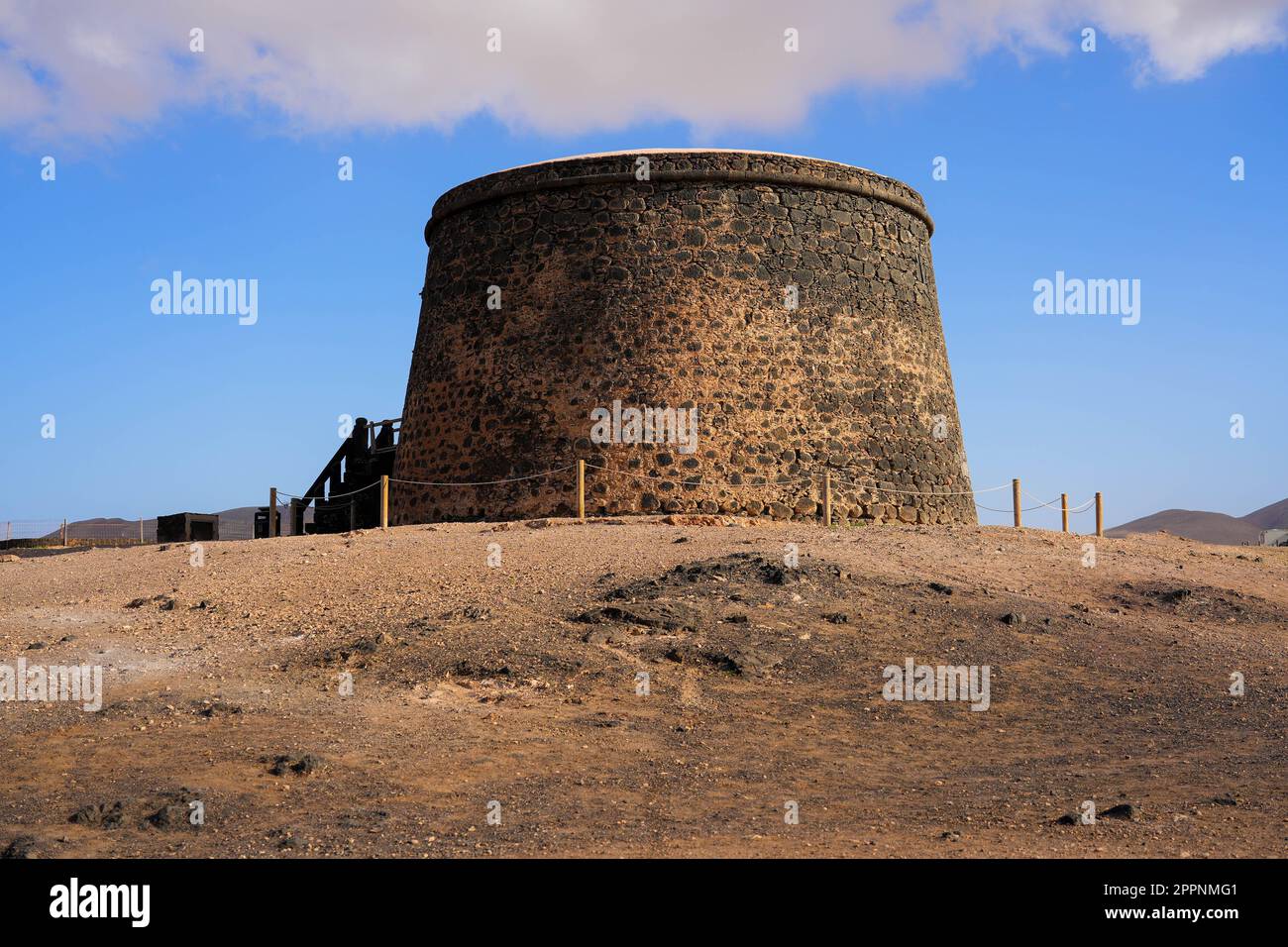 Castillo de El Toston, constituted of a fortified tower sitting on top ...