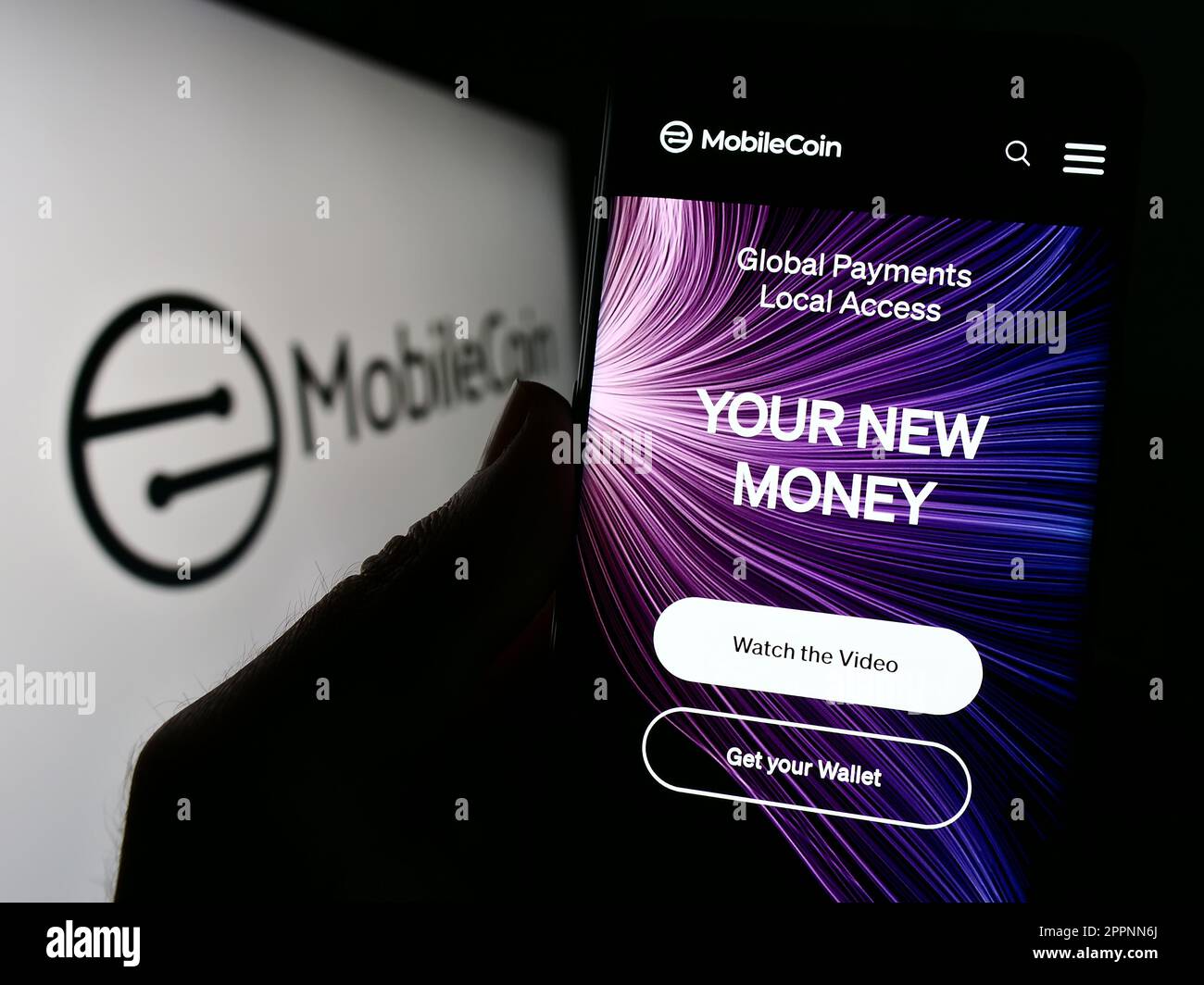 Mobilecoin logo hi-res stock photography and images - Alamy
