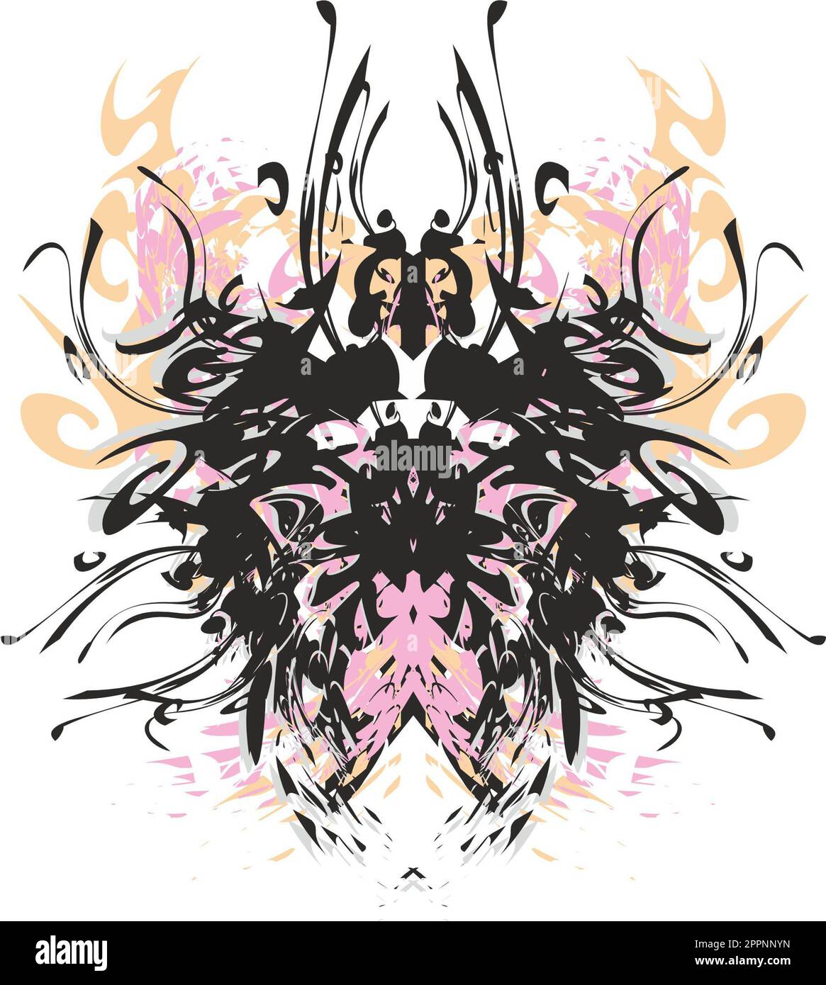 Pink Tribal Butterfly Drawings This Neo Tribal Butterfly Was So Much