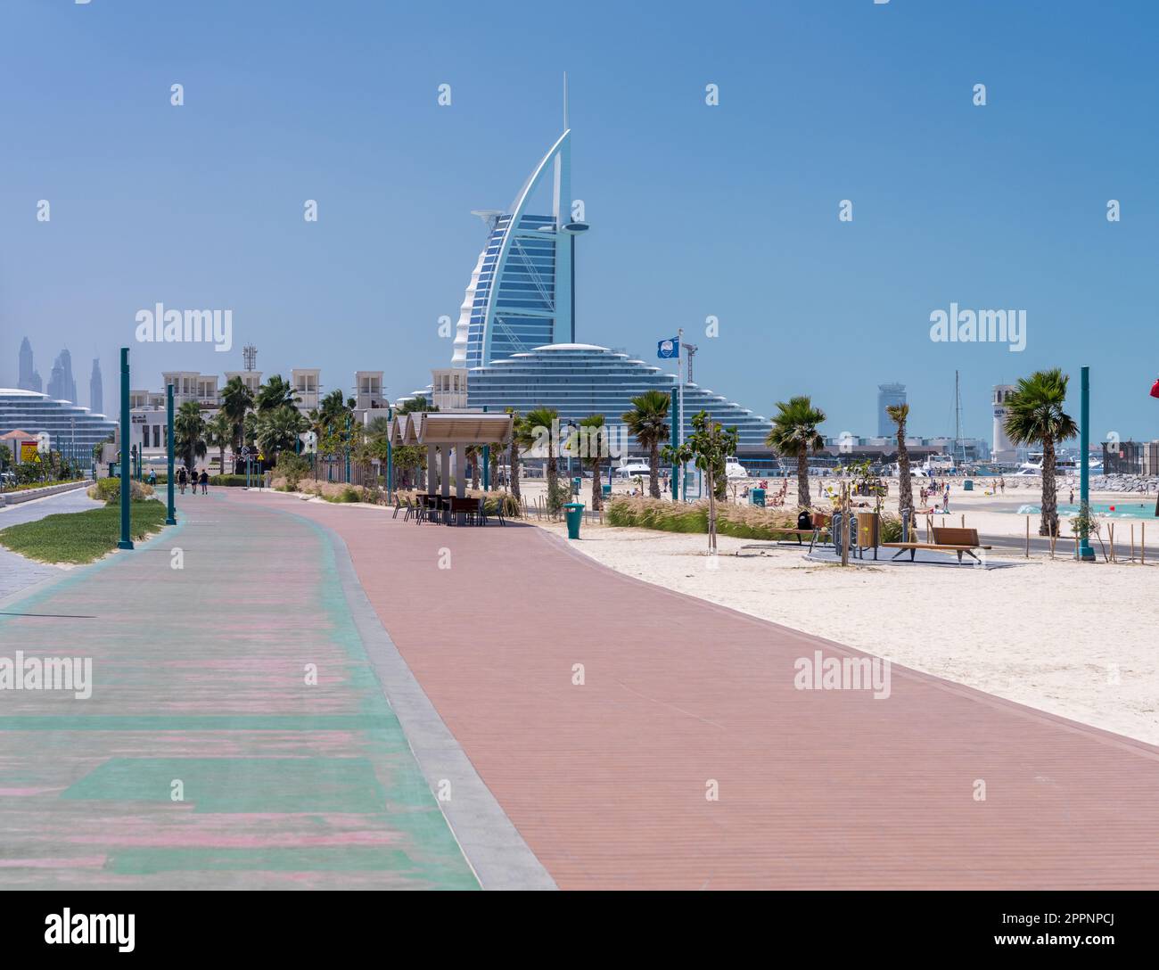 Jogging sign for the green Zero Point running track at Kite Beach in ...