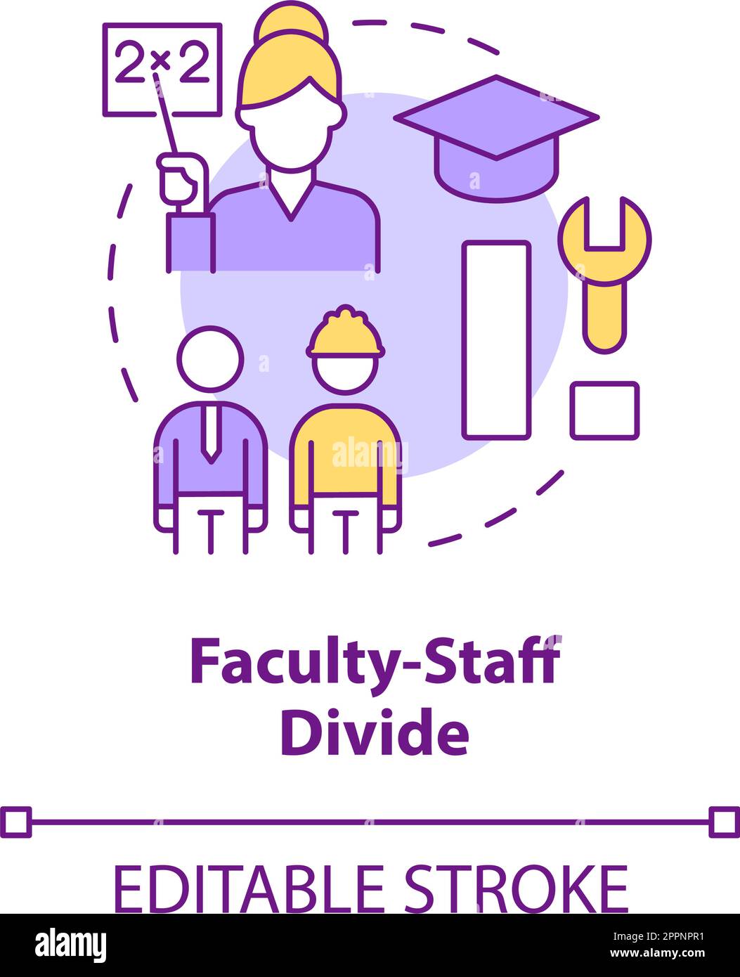 Student workforce Stock Vector Images - Alamy