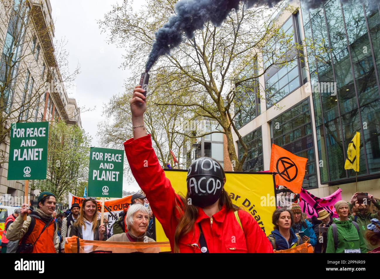 London, UK. 24th April 2023. Stop EACOP (East African Crude Oil ...