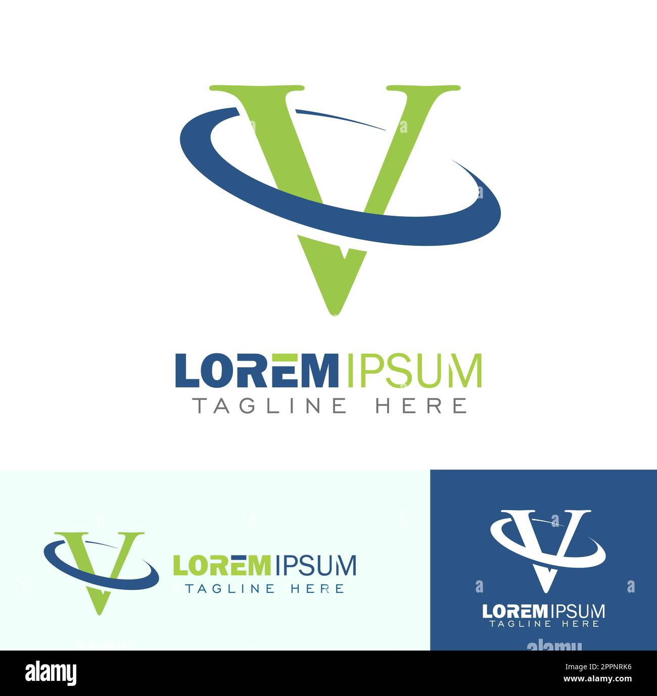Initial v logo Stock Vector Images - Alamy