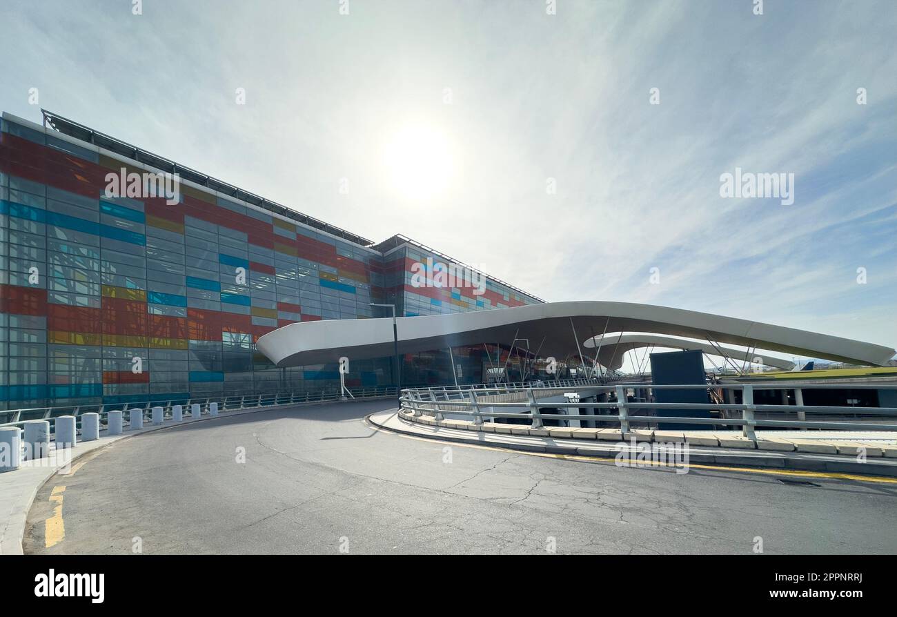 Yerevan, Armenia, April 4, 2023: Yerevan Zvartnots International ...