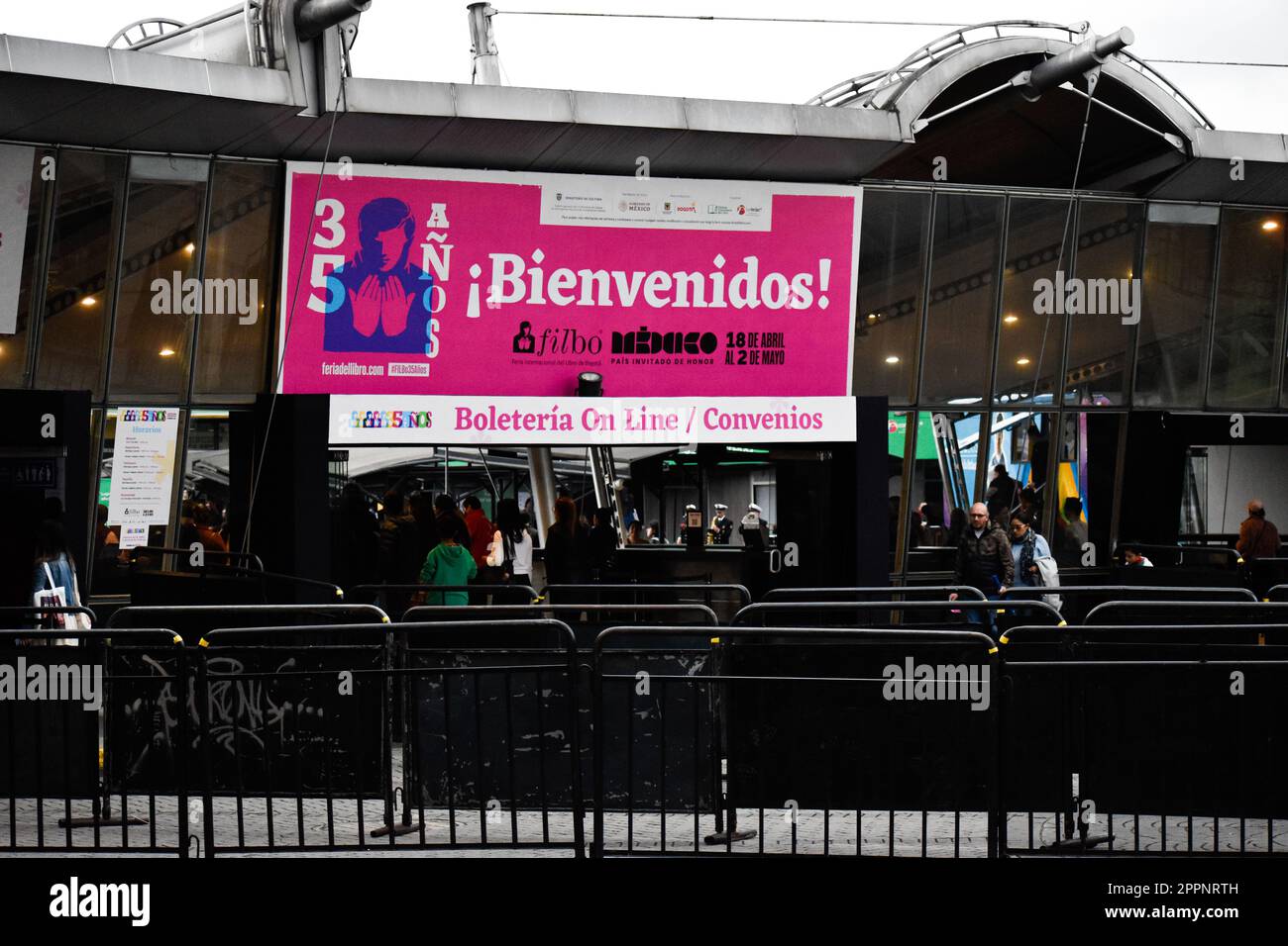 People visit and take part during the 35 anniversary of Bogota's ...