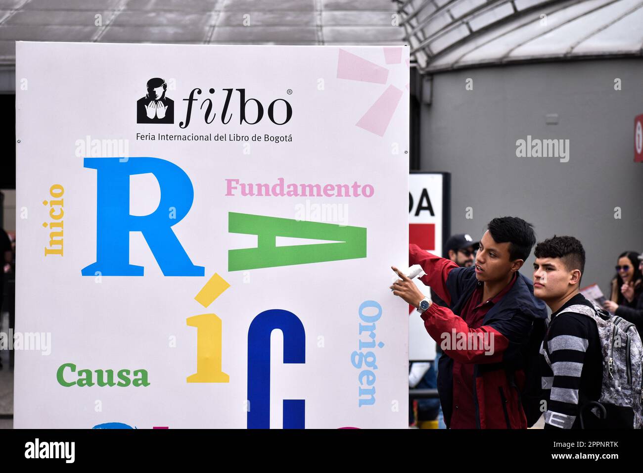 People visit and take part during the 35 anniversary of Bogota's ...