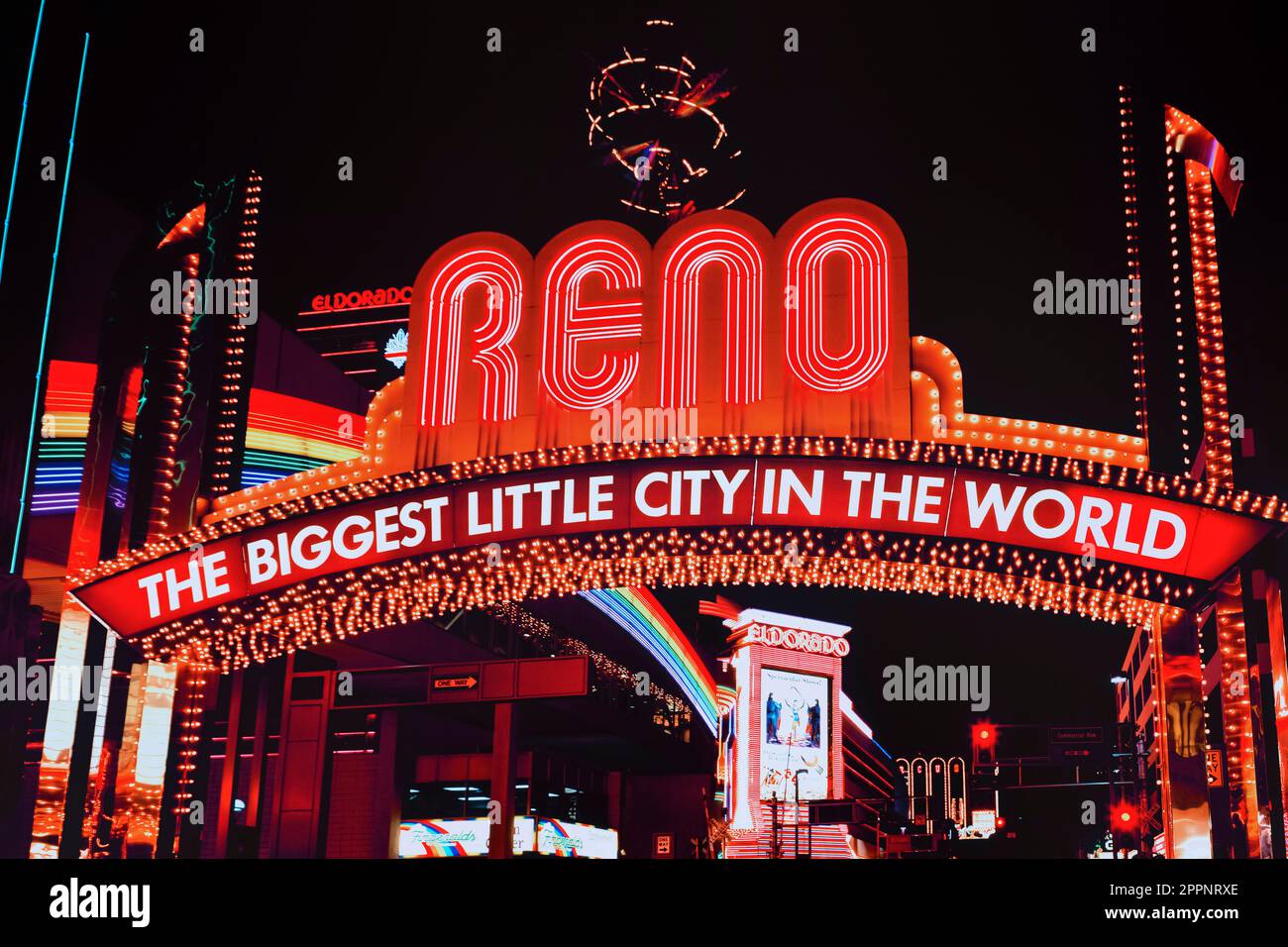 Reno street sign hi-res stock photography and images - Alamy