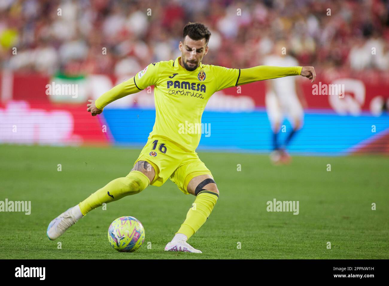 Alex Baena of Villarreal during the Spanish championship La Liga ...