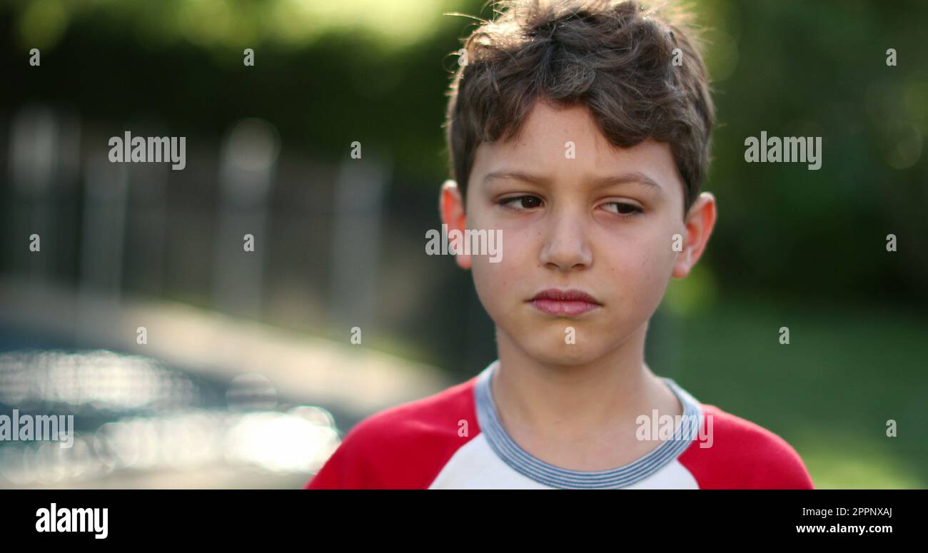 Sad child happy mask emotions hi-res stock photography and images - Alamy
