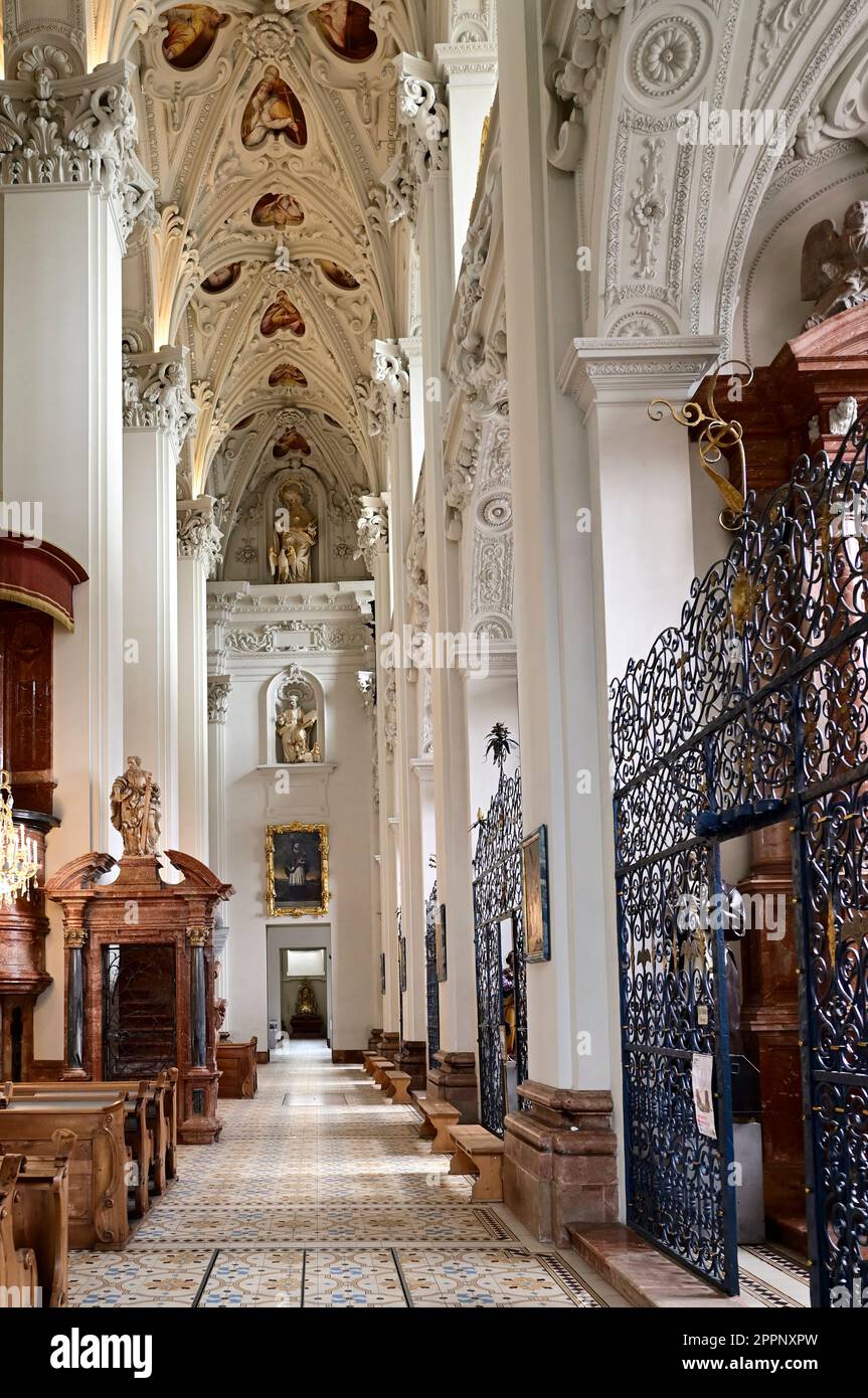 Mariazell, Styria, Austria. Interior view of the Mariazell Basilica Stock Photo - Alamy