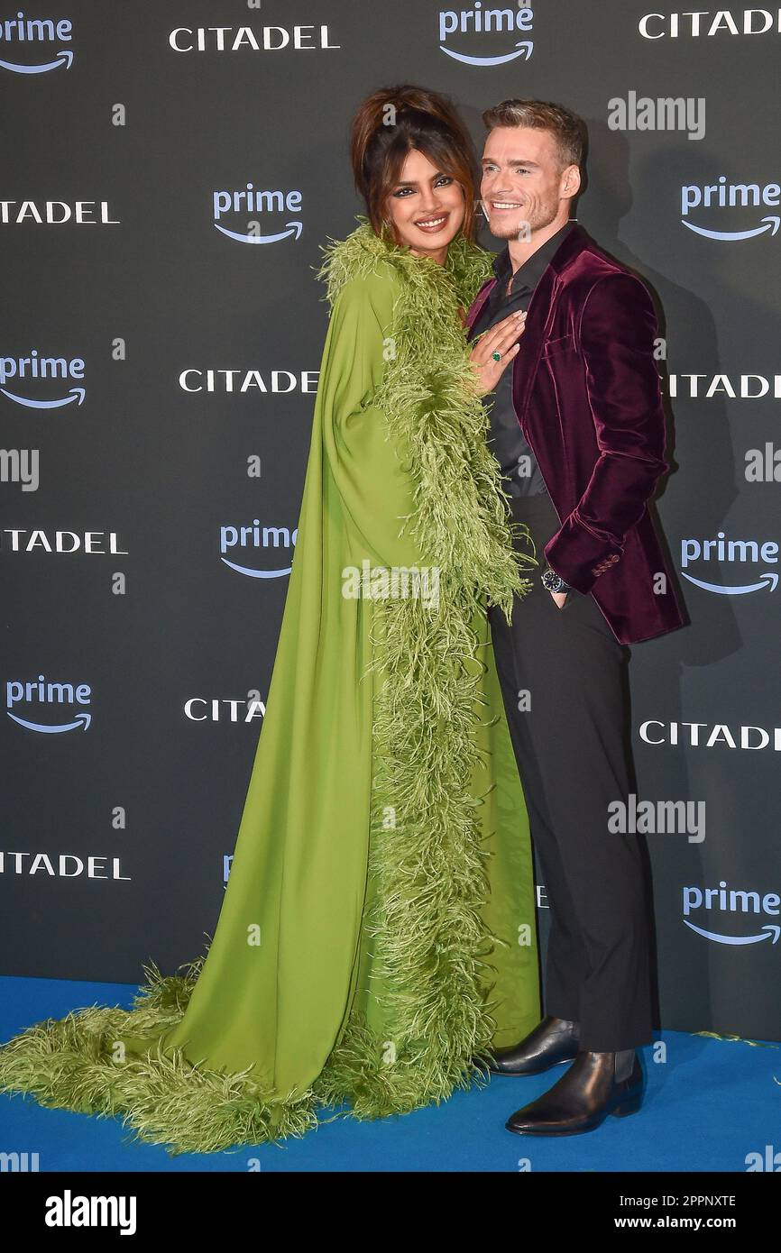 Italy, Rome, 21 April, 2023. Red carpet of Prime Video serie 'Citadel ...