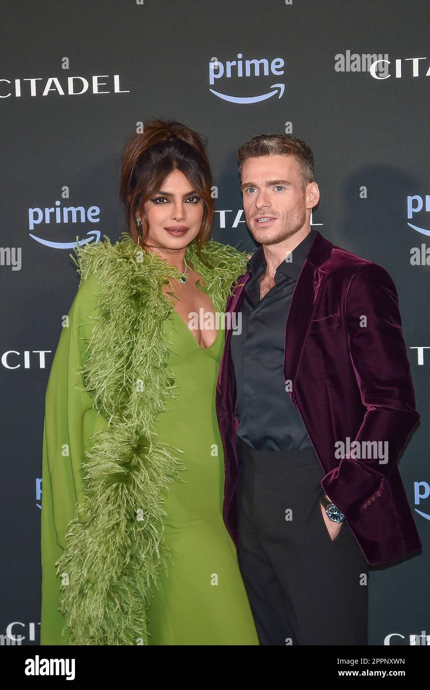 Italy, Rome, 21 April, 2023. Red carpet of Prime Video serie 'Citadel ...