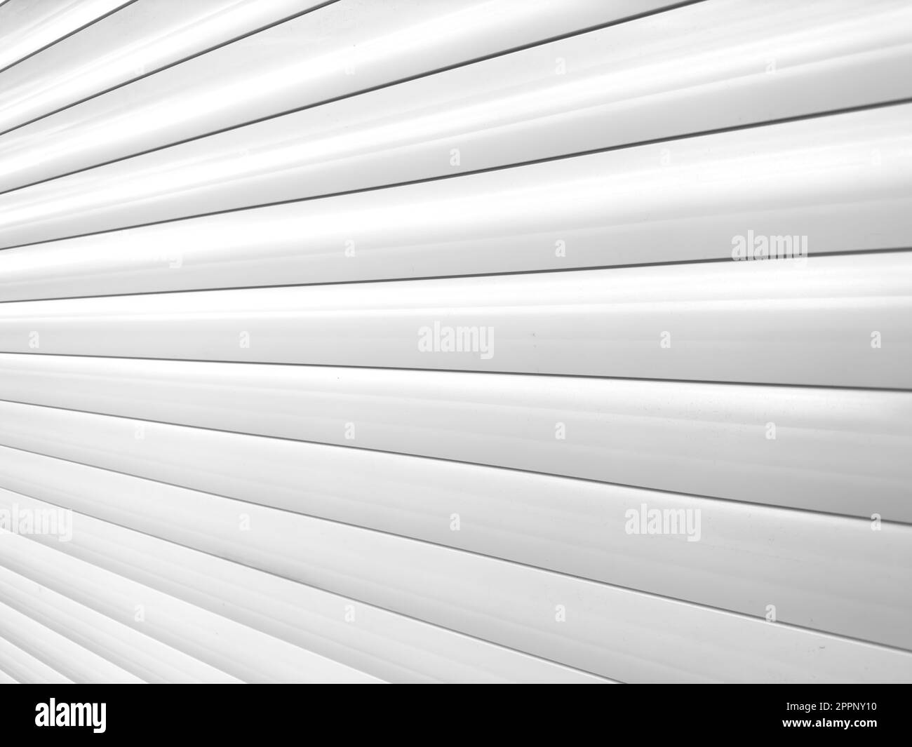 Roller shutter gate. Metal roller garage door as background. Automatic ...