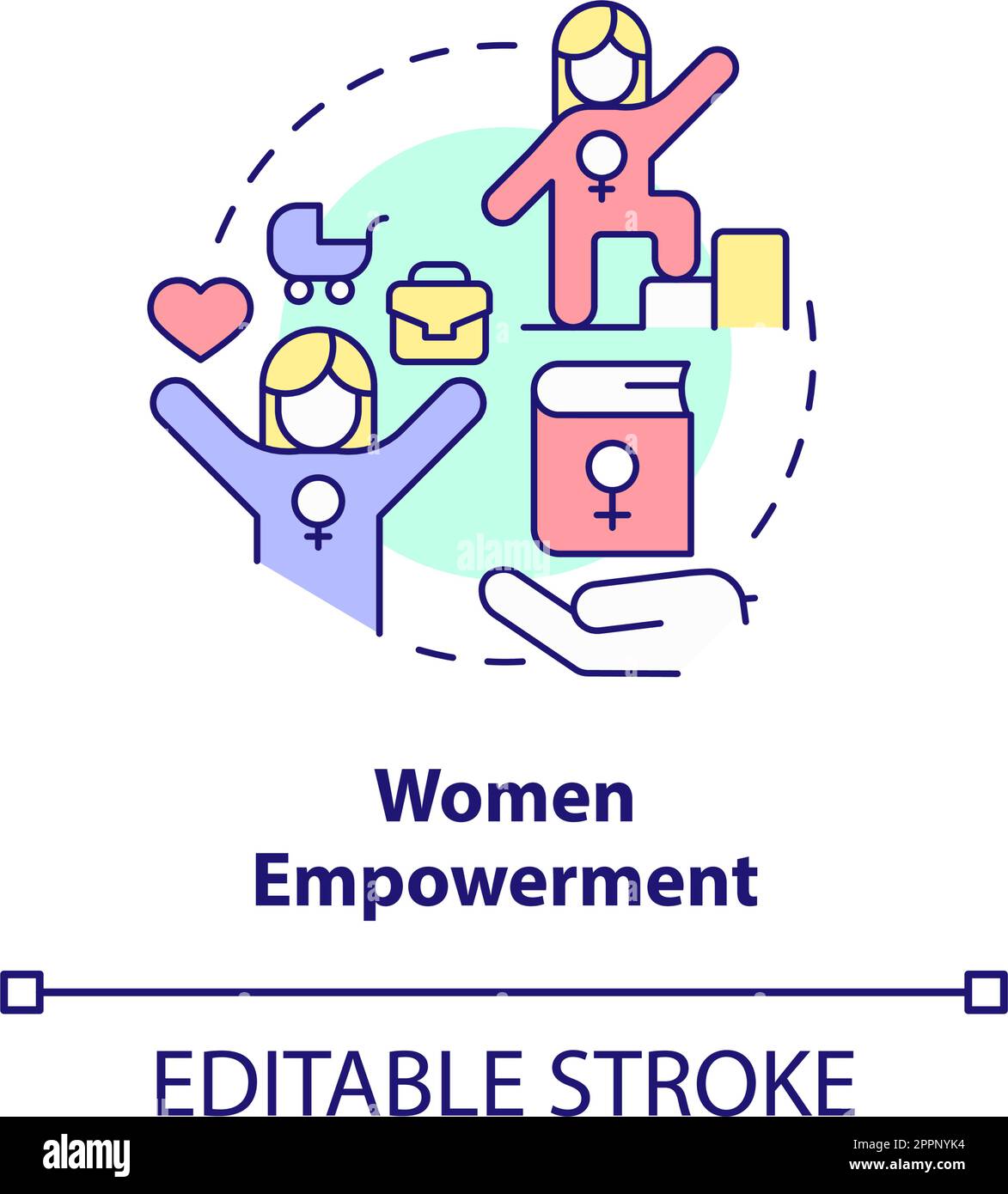 Women empowerment logo hi-res stock photography and images - Alamy