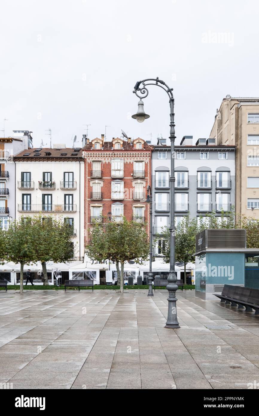 Plaza del Castillo, Pamplona, Basque Country Stock Photo - Alamy