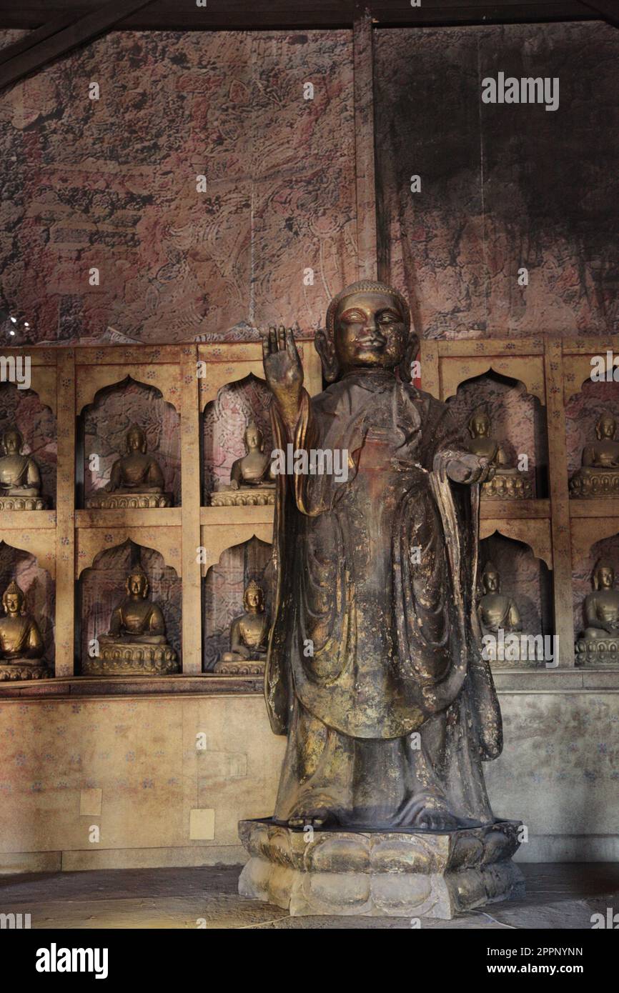 Tibetan monastery set at the Atlas Film Studios in the High Atlas ...