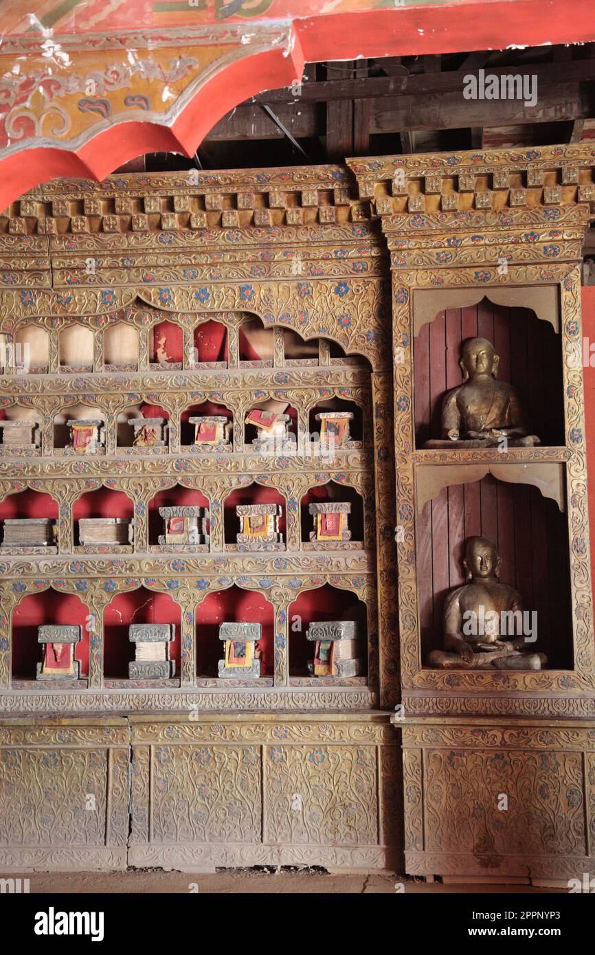 Tibetan monastery set at the Atlas Film Studios in the High Atlas ...
