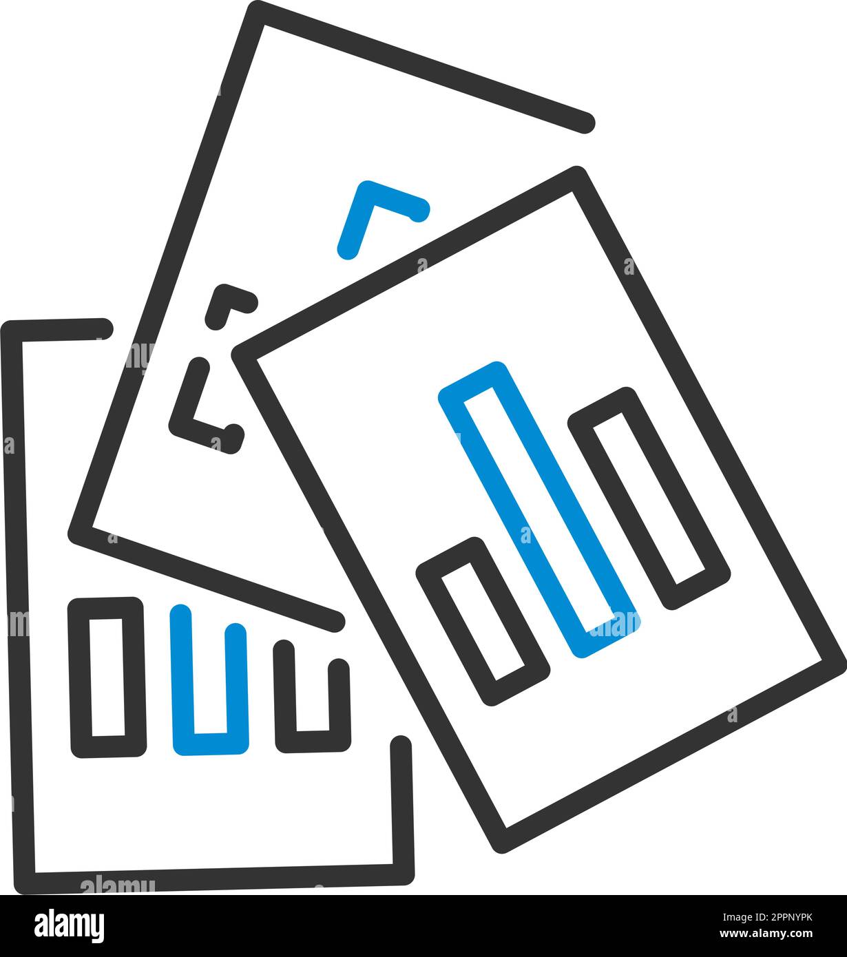 Document color graph sheet Cut Out Stock Images & Pictures - Alamy