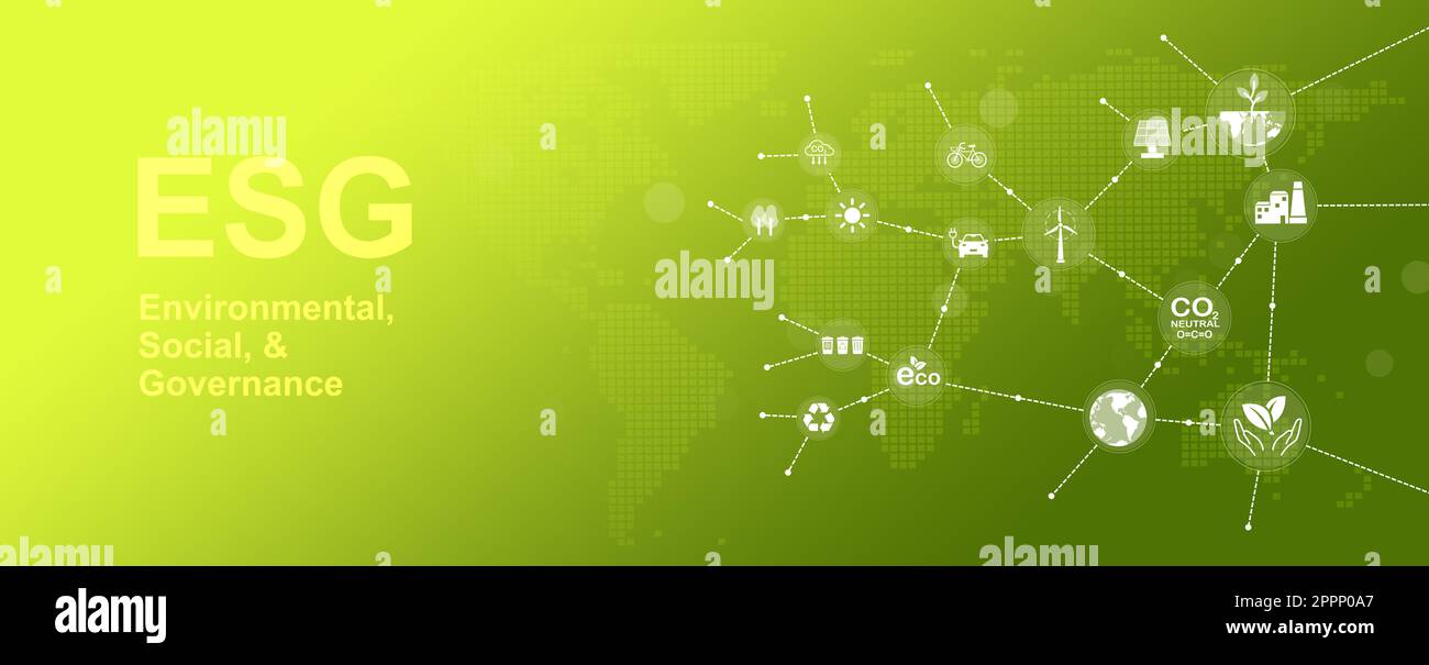 ESG background. Environmental, Social, and Governance for Sustainable ...