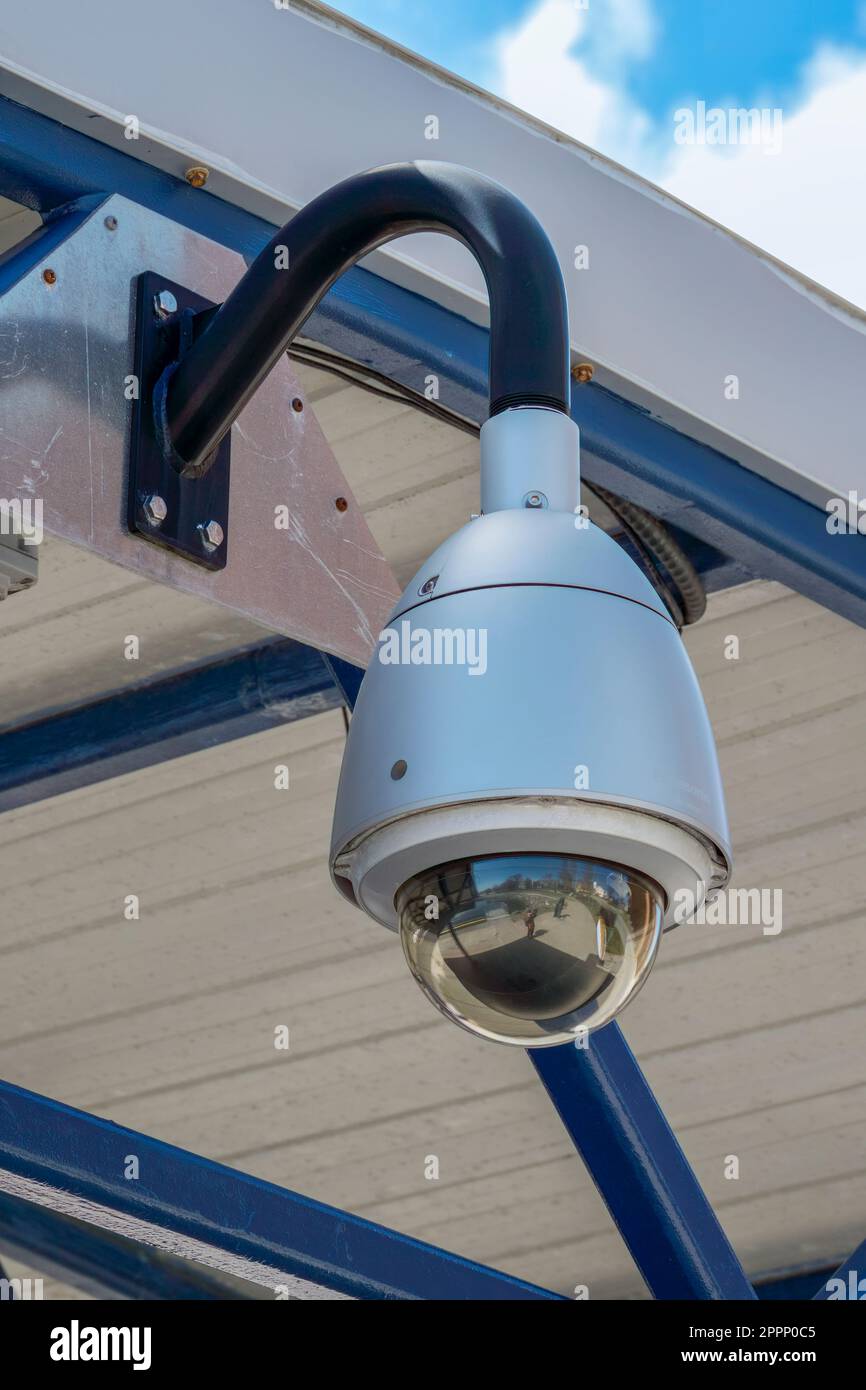 Closeup photograph of a Closed Circuit Television camera CCTV Stock ...
