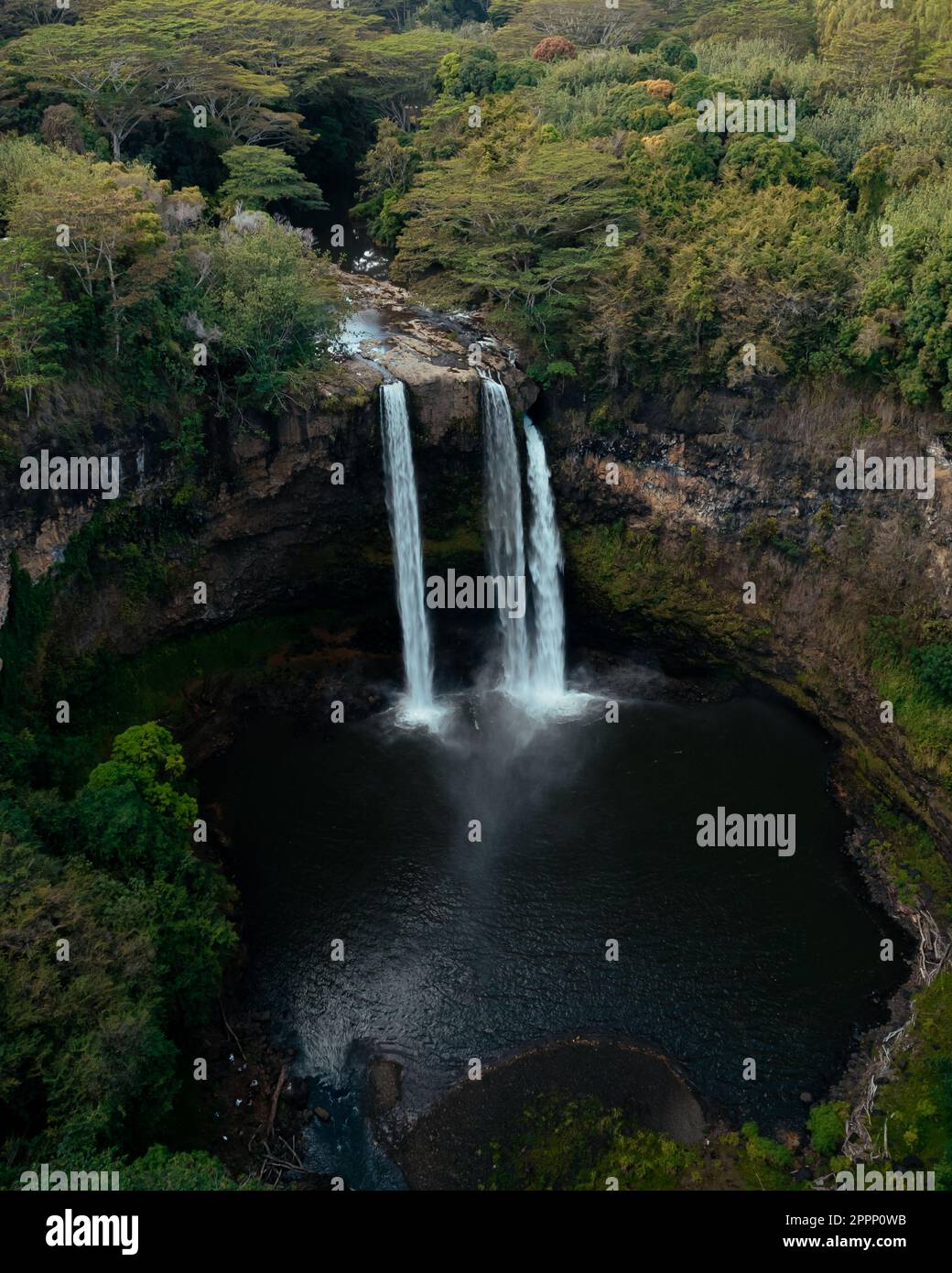 Wailua falls park hi-res stock photography and images - Alamy