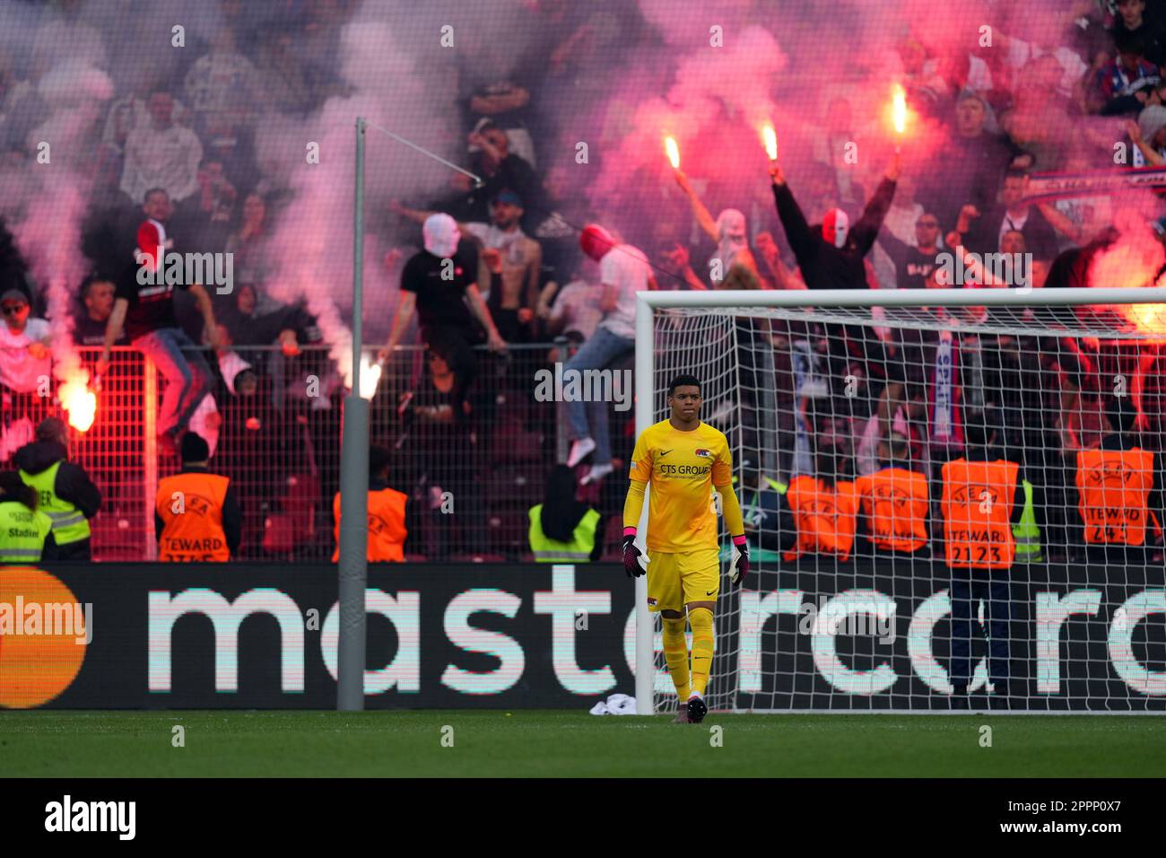 GENEVA - AZ Goalkeeper Rome-Jayden Owusu-Oduro during the UEFA Youth ...