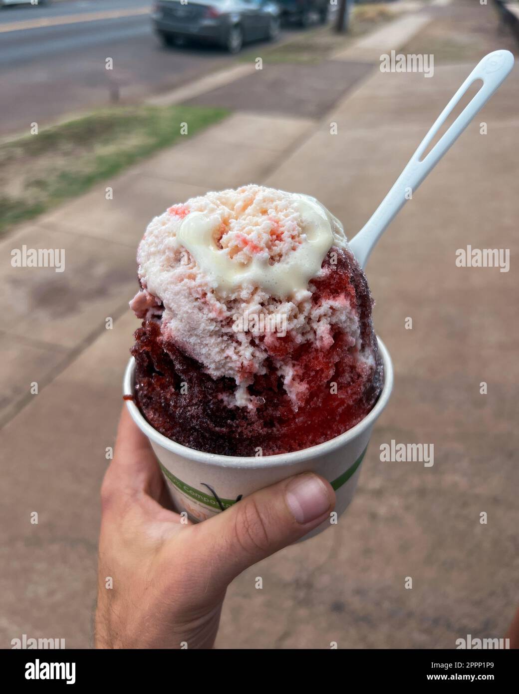 Hawaii food shaved ice hi-res stock photography and images - Alamy