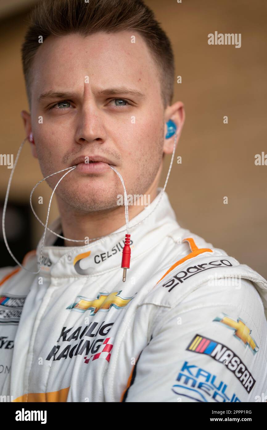 Justin Haley takes to the track to qualify for the NASCAR Cup Series ...