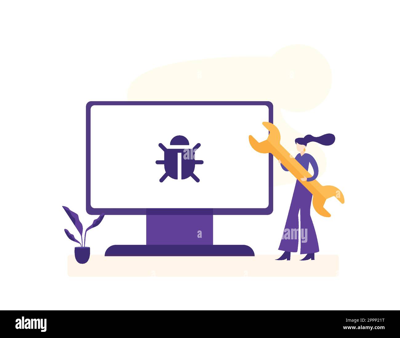 Phone screen code hacker Stock Vector Images - Alamy
