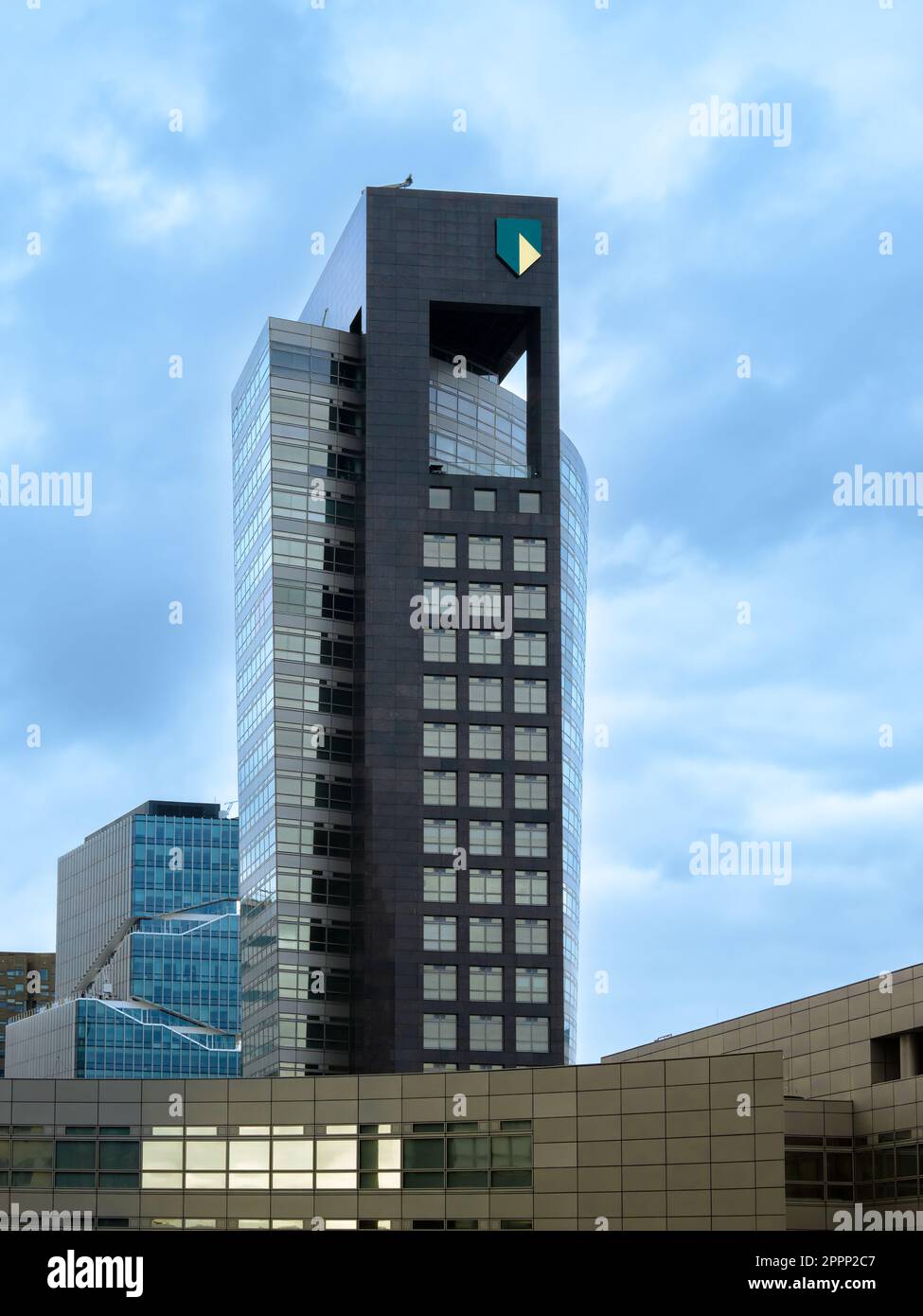 Amsterdam, Netherlands - April 27, 2022: Headquarters of the ABN AMRO ...