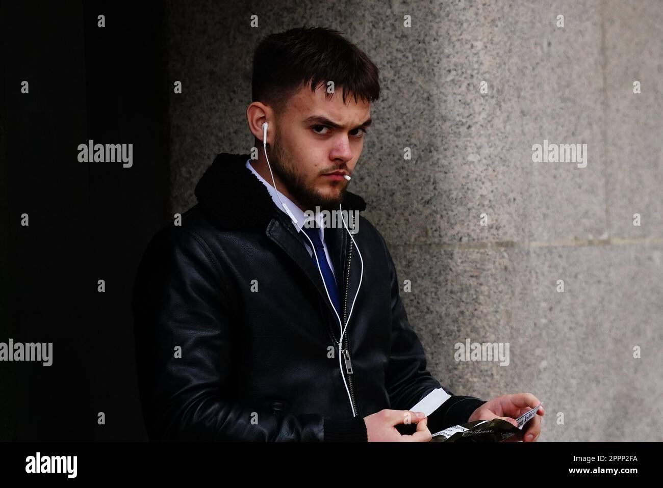 Joshua Broddle, 20, outside the Old Bailey, central London, where he ...