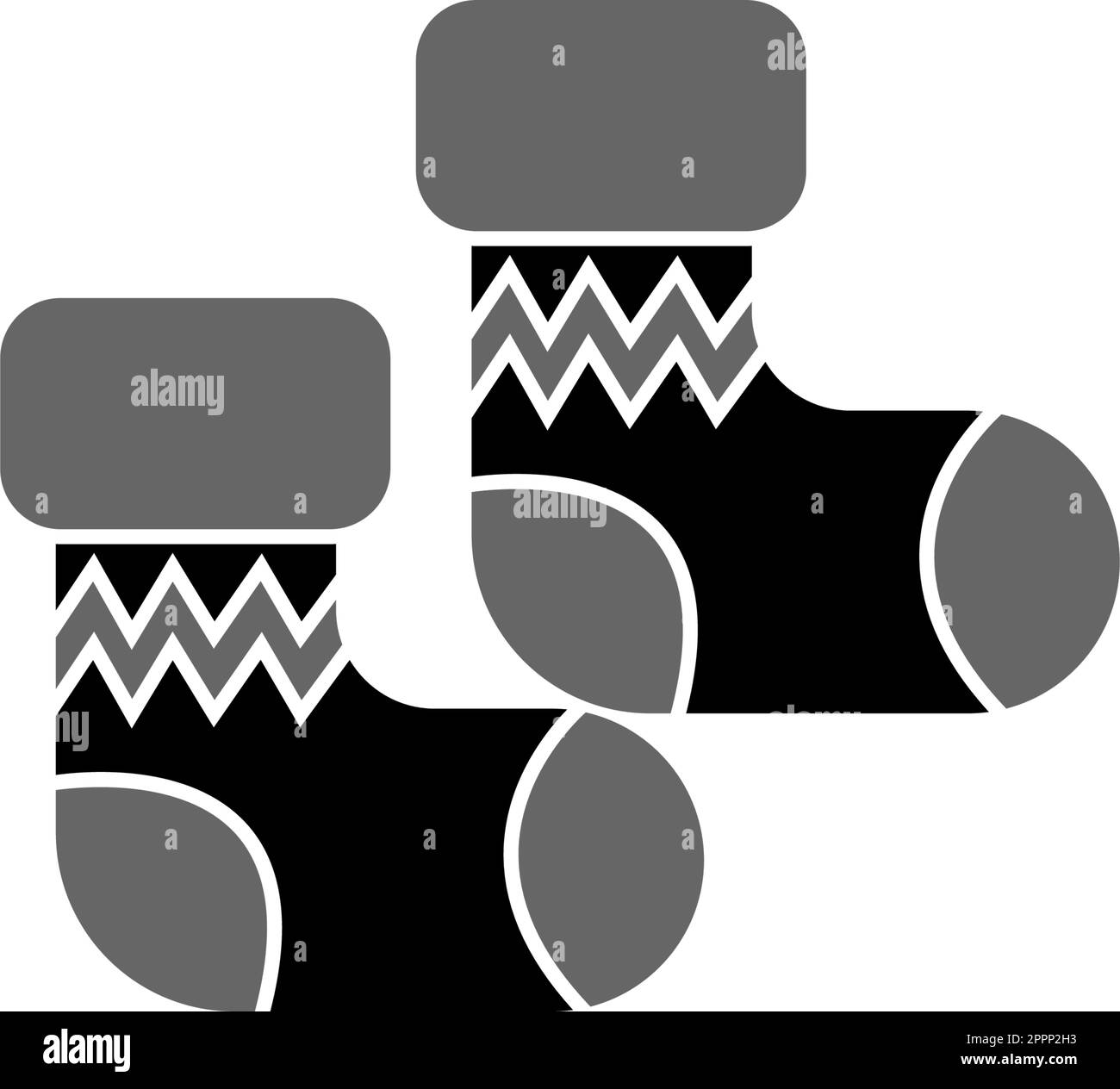 Sock icon logo design illustration template Stock Vector Image & Art ...