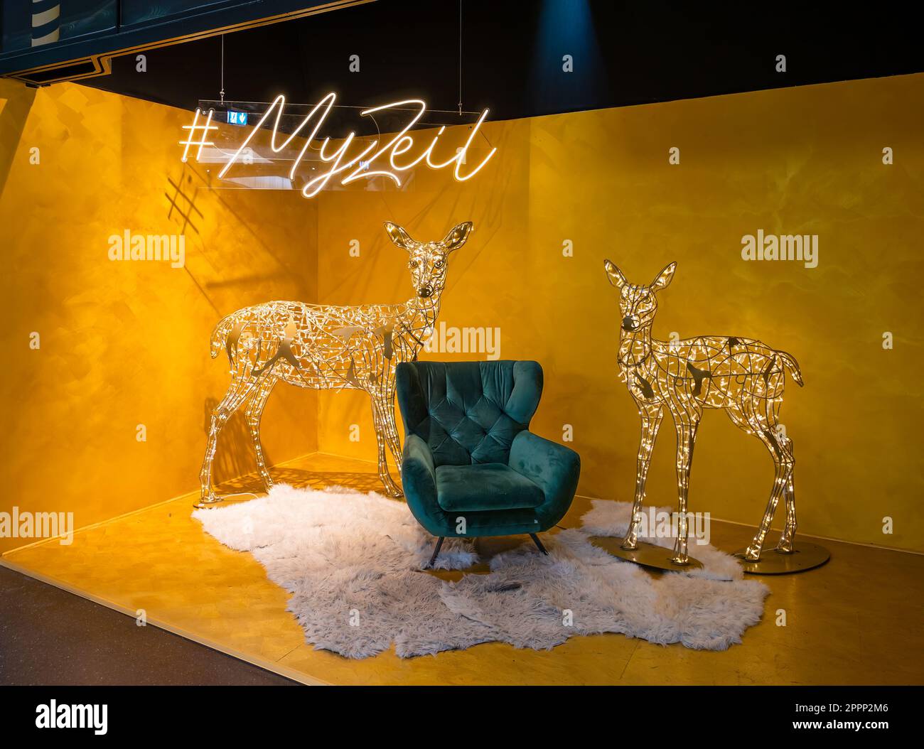 Frankfurt am Main, Germany - January 29, 2023: The MyZeil is a modern ...