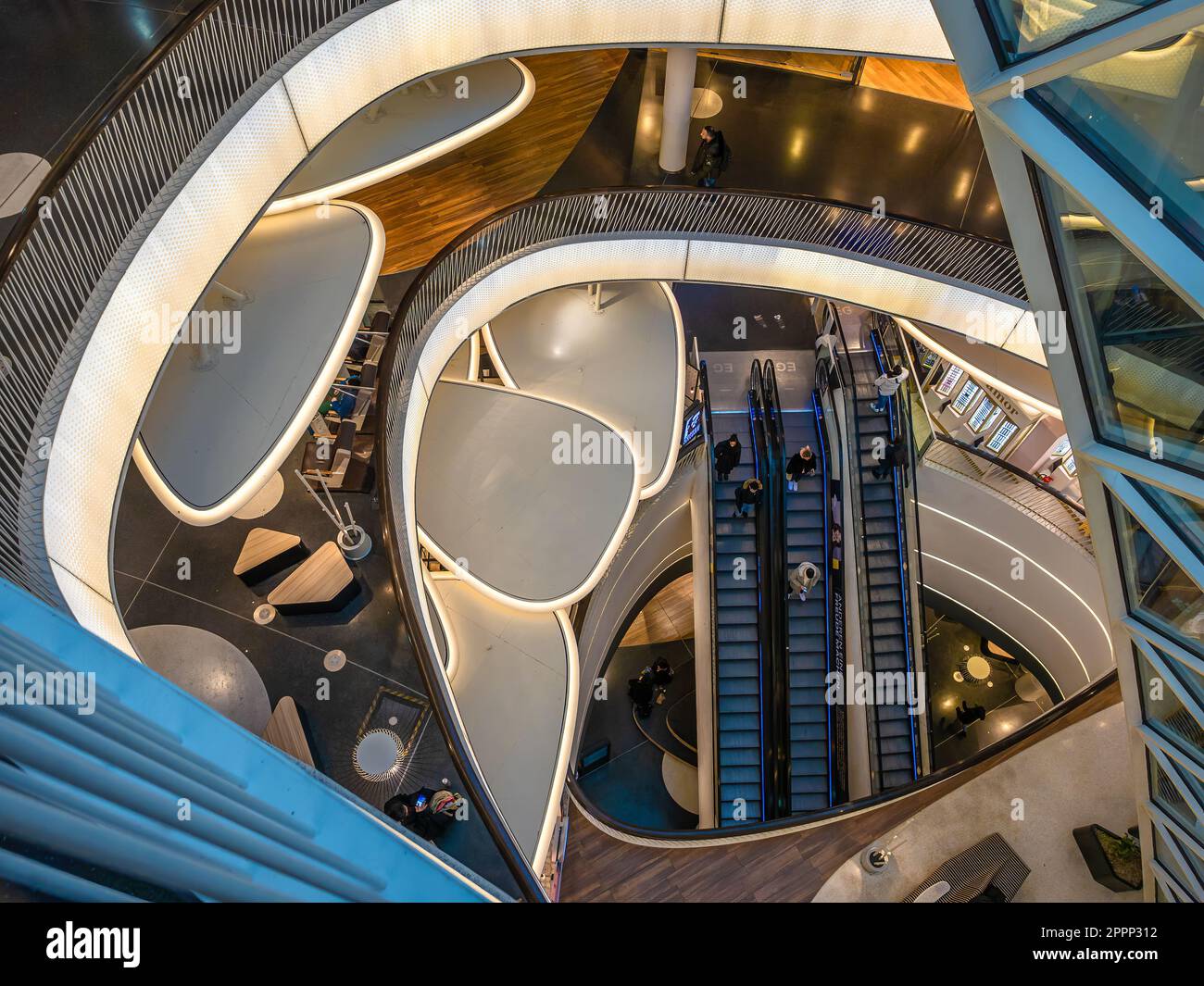 Frankfurt am Main, Germany - January 29, 2023: The MyZeil is a modern ...