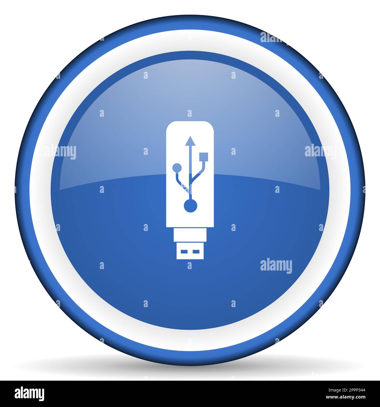 Usb circle logo hi-res stock photography and images - Alamy