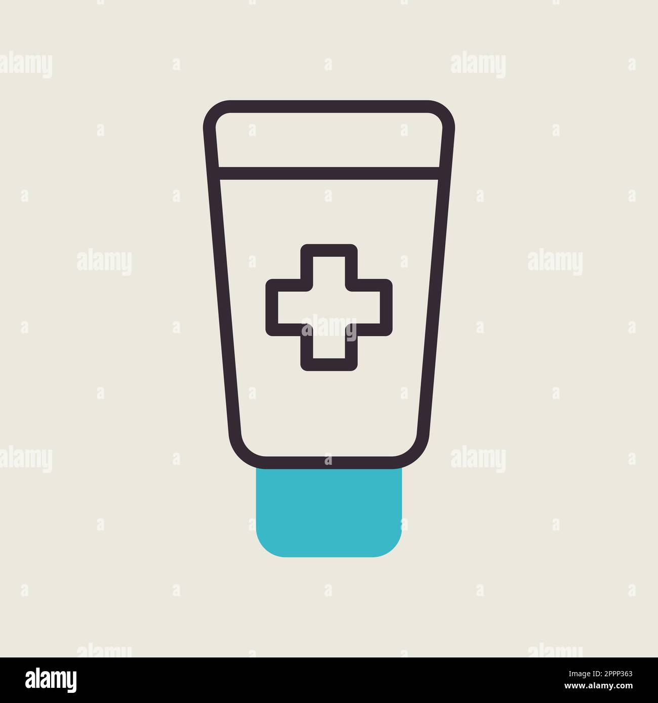 Ointment cream tube medicine vector icon Stock Vector Image & Art - Alamy