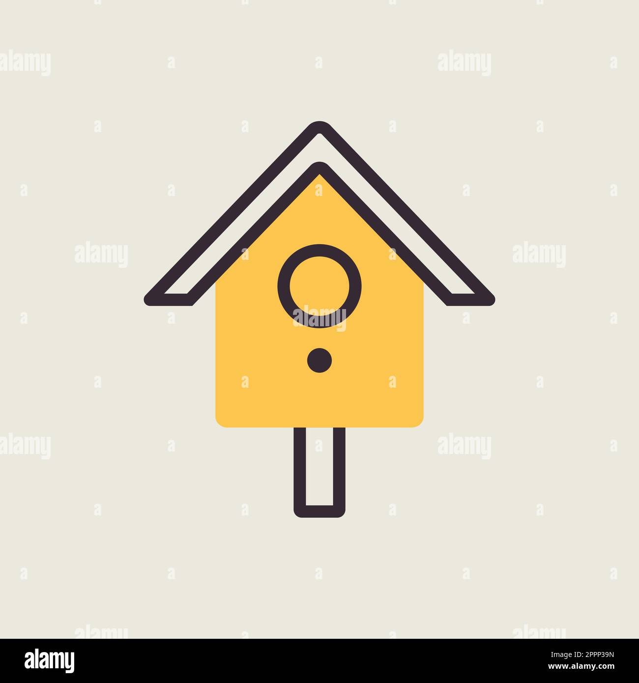Small house birds home Stock Vector Images - Alamy