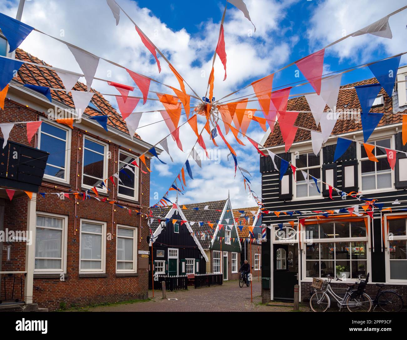 Marken, Netherlands - April 26, 2022: A picturesque village in the ...