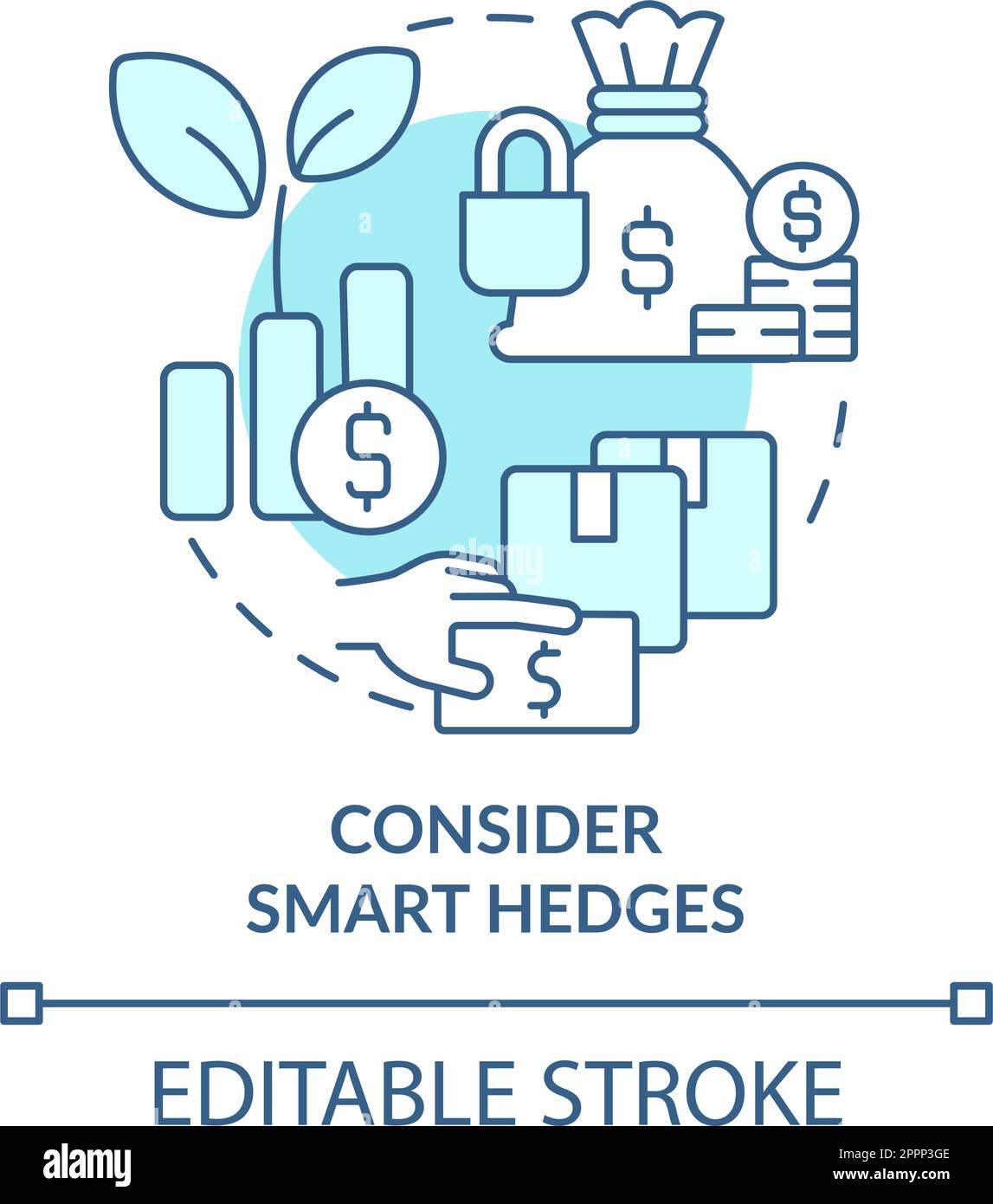 Smart hedge Stock Vector Images - Alamy