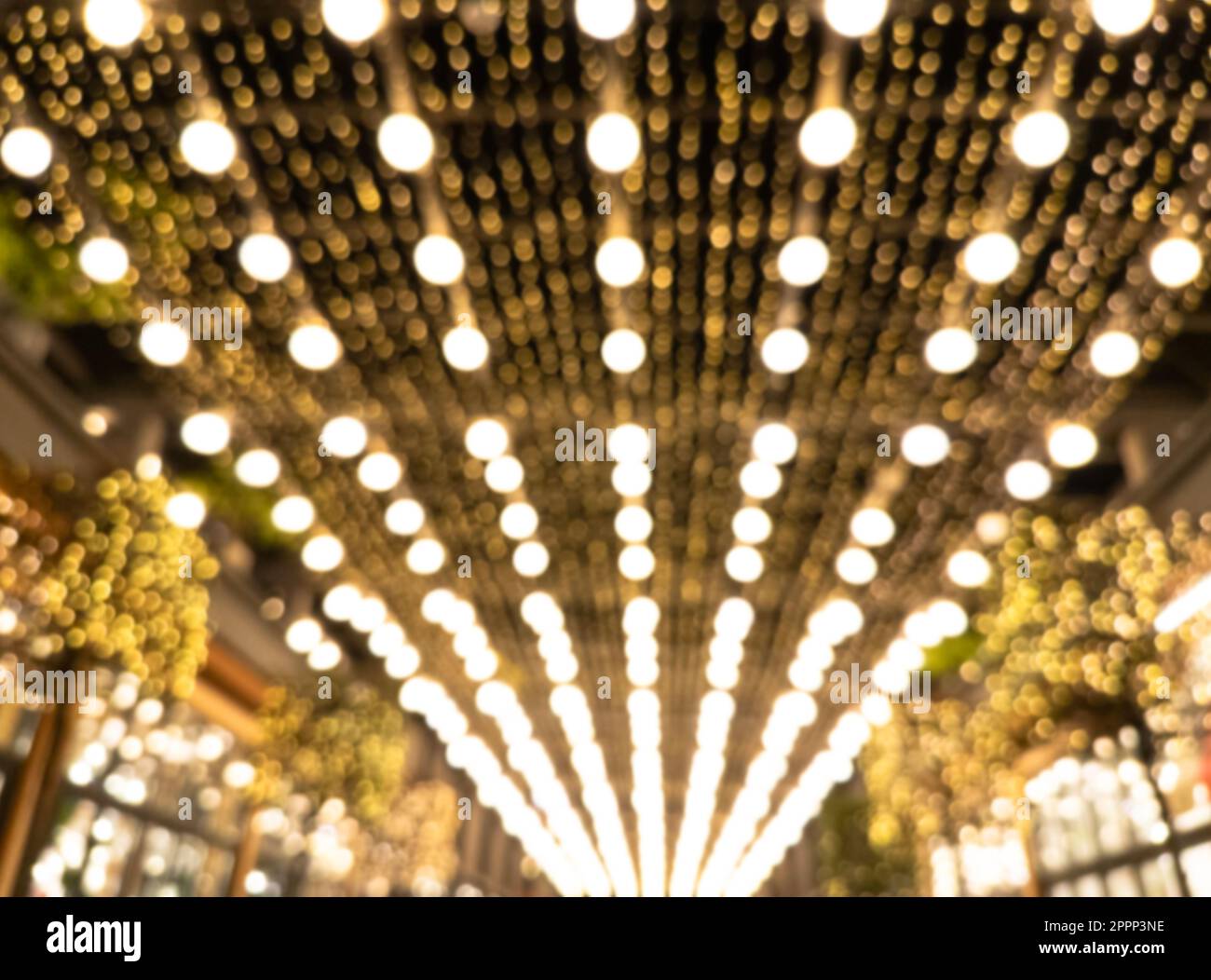 Blurred background. Night city. Blurred silhouette of buildings, bokeh ...