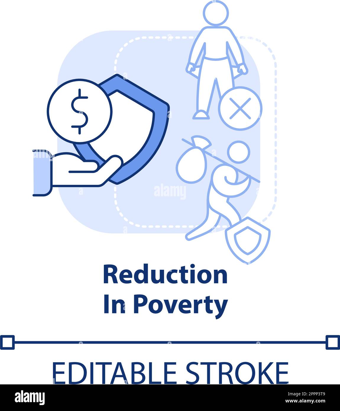 Poverty poverty poverty alleviation Stock Vector Images - Alamy